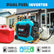 Pulsar 5000-Watt Dual Fuel Inverter Generator with Remote Start and CO ...